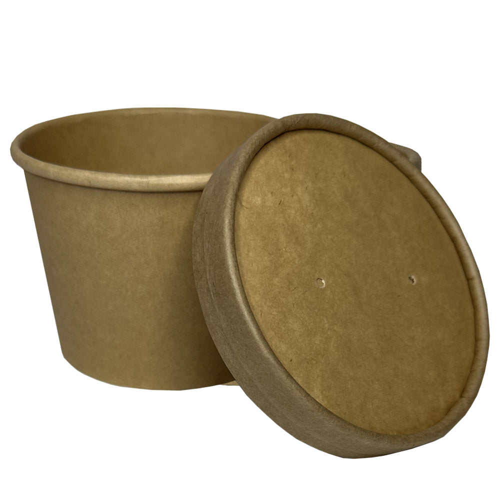 Eco Kraft 8oz Round Tub Container Pack 500 | Propus Packaging